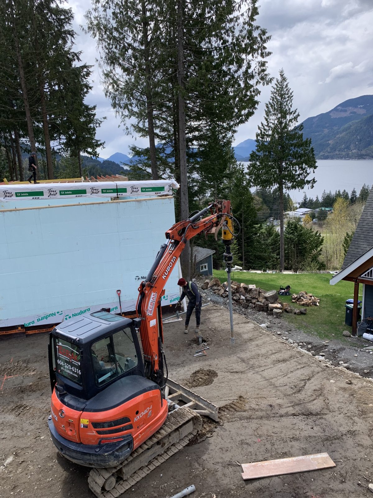 Zebiak - Goat Ridge Drive Britannia Beach - Vancouver House Raising